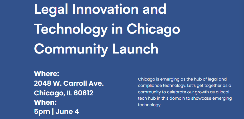 Chicago Legaltech Community Launch